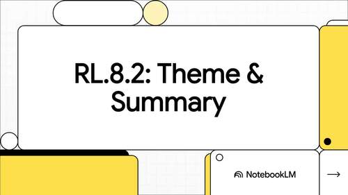How to Teach RL.8.2 Bundle (Theme vs Topic) | Free 8th Grade ELA Video