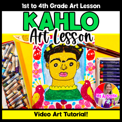 Frida Kahlo Portrait Art Project Frida Kahlo Art Lesson Art History Art ...