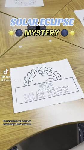 ECLIPSE MYSTERY | ACTIVITIES | NO PREP | EDITABLE by TEACHwithMADDI