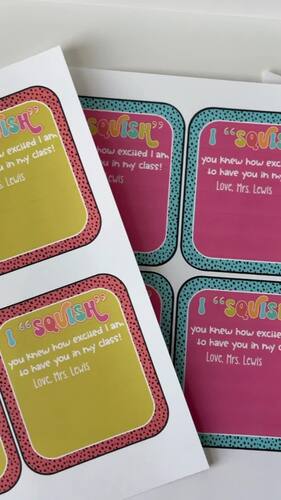 Beginning of Year Gift for Students by Allie Lewis- Teaching on the Move