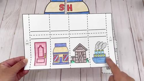 Digraph Craft- Consonant Digraph SH by Liv and Leb | TpT