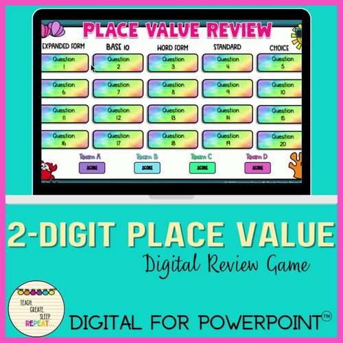 Place Value Digital Game and Worksheet Practice Activities | TPT