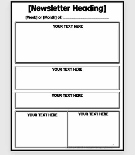 Editable Newsletters for Teachers by Bubblegum Basics | TPT