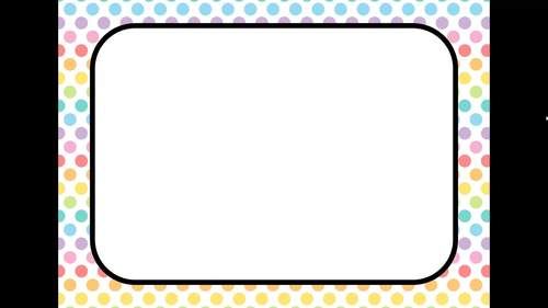 Boom Card Templates and Frames in Spring Colors by Sheila Cantonwine