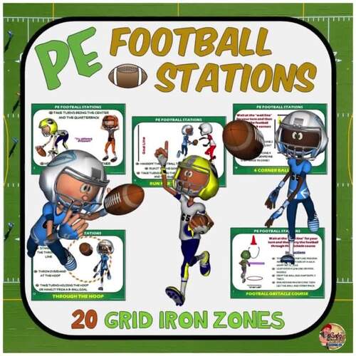PE Stations - 20 Fun Football Activities & Games for Prime Skill ...