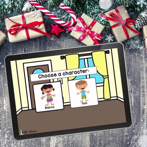 Dress Me Up | Winter Phonological Blending Boom Deck™ by Little Beacon