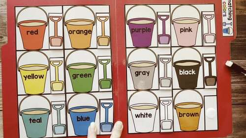 June / Summer File Folders - Preschool, Kindergarten, Special Education