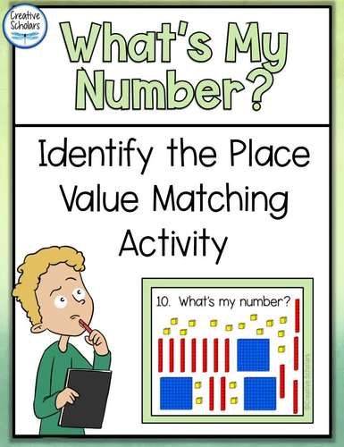 Identify the Place Value Matching Game Activity by Creative Scholars