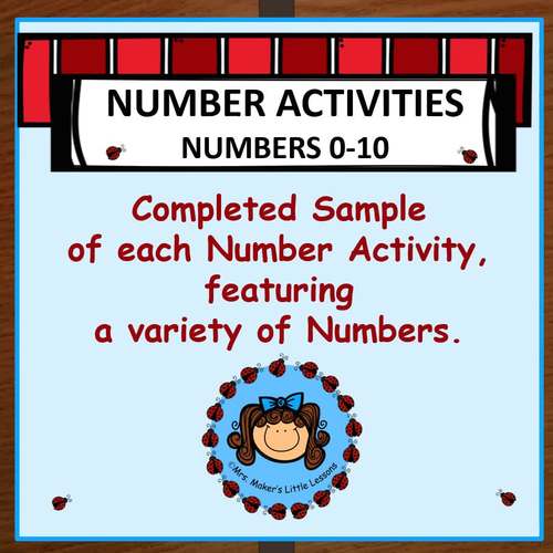 Number Activities: Number Five by Mrs Maker's Little Lessons | TPT