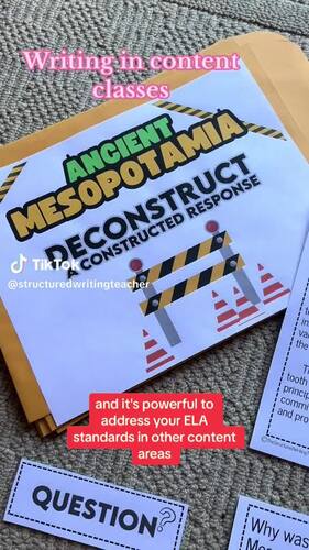 Claim Evidence Reasoning Text-Based Writing Practice 6th Grade Full Year