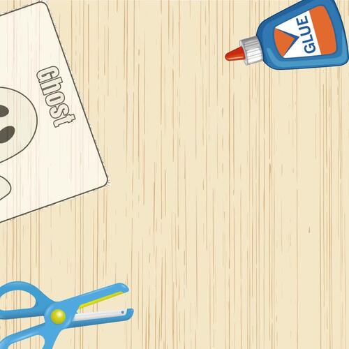 Ghost Name Craft Template | Bulletin Board Ghost Crafts Activities-Fall ...