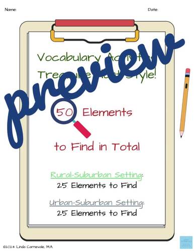 FUN Vocabulary Activities, Game -Middle School English|ELA Grade 5, 6 ...