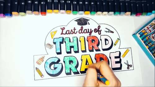 Last Day Of Third Grade Crown Craft | End Of Year | Last Day Of School ...