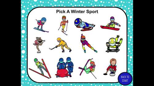 Winter Sports Movement Digital Game by Pink Oatmeal -Movement for the ...