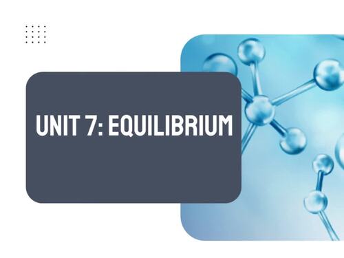 AP Chemistry Unit 7: EQUILIBRIUM COMPLETE UNIT by UPLINE ACADEMIC RESOURCES