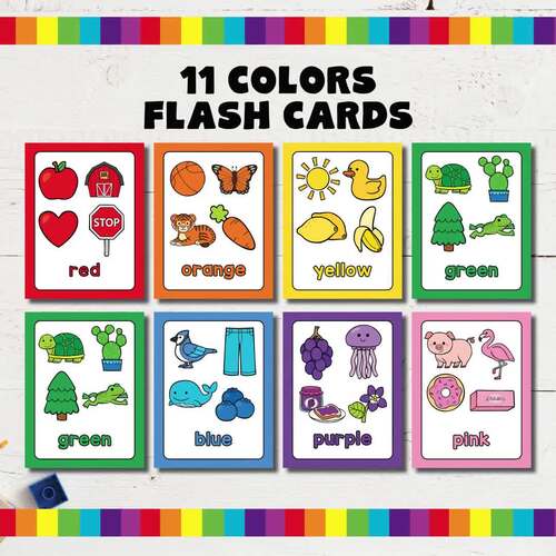 Bundle of Flashcards - Shapes, Colors, Alphabet and Numbers for ...