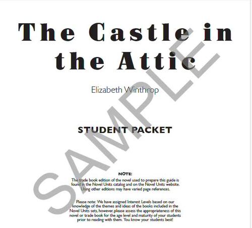 The Castle in the Attic Novel Units® Student Packet Novel Study | TPT