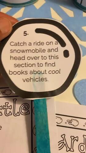 January Winter Library Lesson Game Activity by Black Girl in the Library