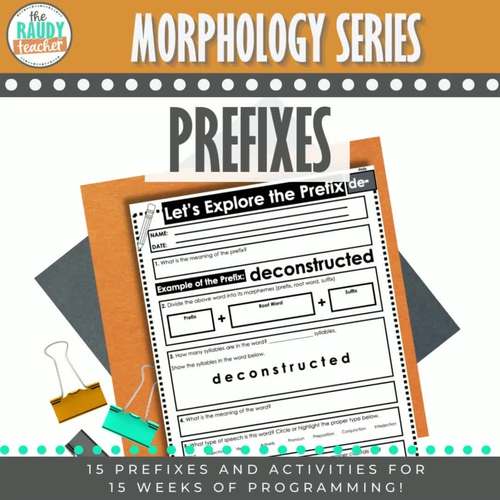 Morphology | Prefixes | 15 Week Resource | Ontario Curriculum Grade 4 ...