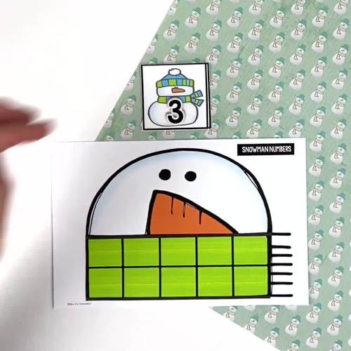 Snow Theme Cross Curricular Unit for Prek/Preschool by Mrs V's Chickadees