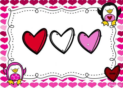 Valentines Articulation Find the Donut /R/ and /S/ Boom Learning Decks