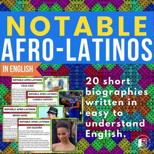 20 biographies of Afro-latino public figures in English | TPT