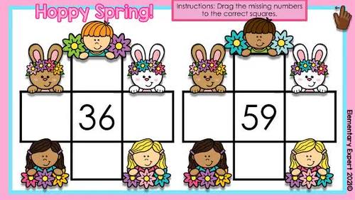 Digital Resource 100 Chart Skip Counting 2.NBT.2 & 2.NBT.8 | TPT