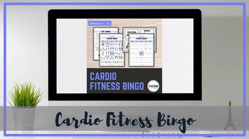 Cardio Fitness Bingo Game with Exercise Video Demos | Physical Education