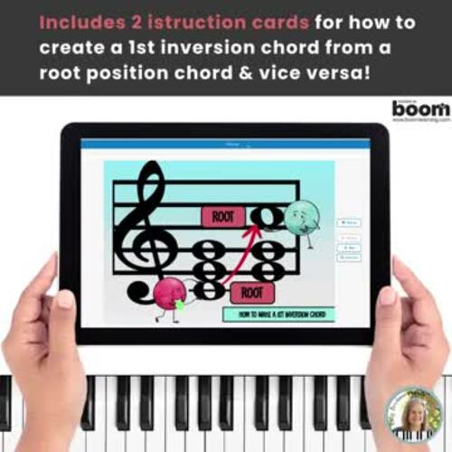 Major Triads and Inversions BOOM™ Cards - 1st Inversion & Root Position ...