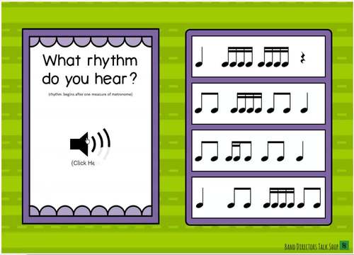 Rhythm Ear Training Level 3A- Digital and Interactive Music Theory Games