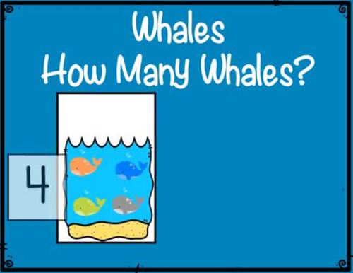 Whales Counting Games: How Many Whales? by The Teaching Scene by Maureen