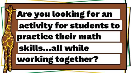 4th Grade Fractions Review Game with Digital Google Slides - Pet Store