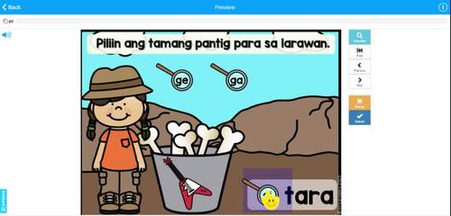 $$DOLLARDEAL$$ 20 FILIPINO LANGUAGE CONSONANTS B, D and G BOOM Cards™