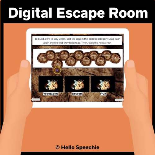 Digital Escape Room Spooky Woods 1st and 2nd Grade by Hello Speechie