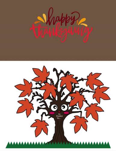 Thankful Tree Craft with Leaf: Create and Share What You’re Thankful For