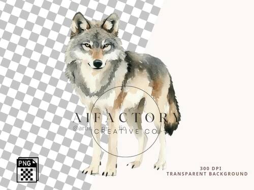 Watercolor Animals A-Z Clipart by Aifactory Cliparts | TPT