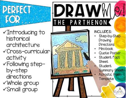 Draw Me! The Parthenon CKLA Core Knowledge by Stylish In Elementary