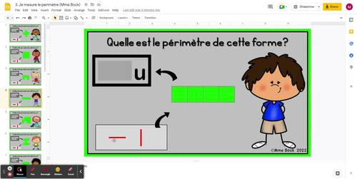 Je mesure le PÉRIMÈTRE: Google Slides™ by Mme Bock | TPT