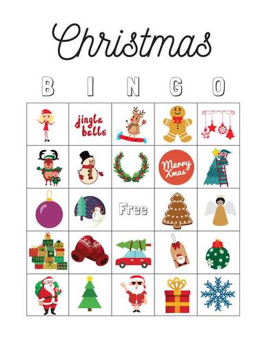 Christmas Vocabulary Bingo Game. ESL. EFL. Holidays. Game | TPT