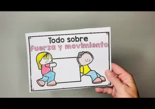 Halar y empujar | Force and Motion in Spanish | Push and pull in Spanish