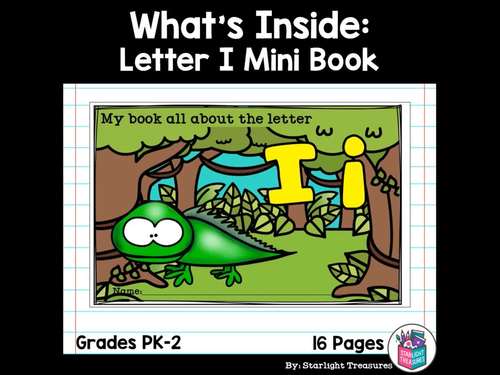 Alphabet Letter of the Week: The Letter I Mini Book by Starlight Treasures