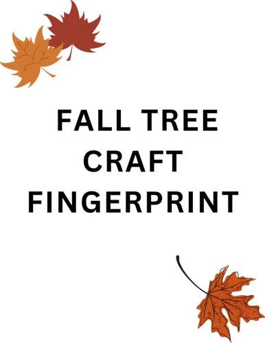 Printable Fall Tree Handprint Craft, Fall Handprint Art, Fall Craft ...