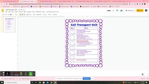 Cell Transport BUNDLE of Notes, Activities, Worksheets, and Projects