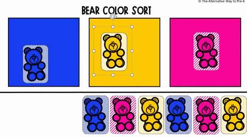Digital Interactive Bear Activity Set by The Alternative Way to Pre-K