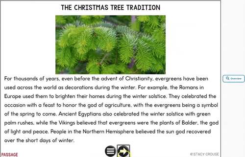 Christmas Tree Speech Therapy Language Activities for Older Students ...