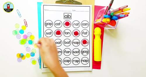 CVC Word Hunt Worksheet by The Joy in Teaching | TPT