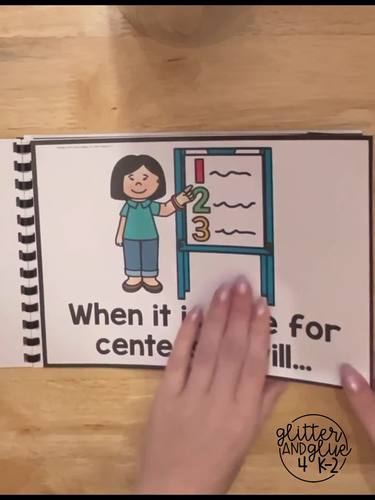 Center Procedures & Rules Interactive Story for Social Skills - Visuals ...