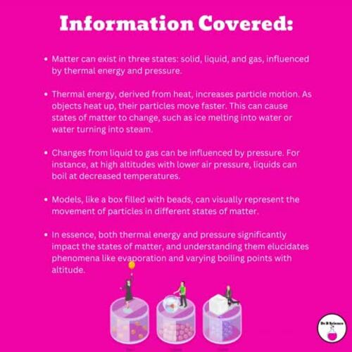 Changes of State Study Guide (MS-PS1-4) by Dr B Science | TPT