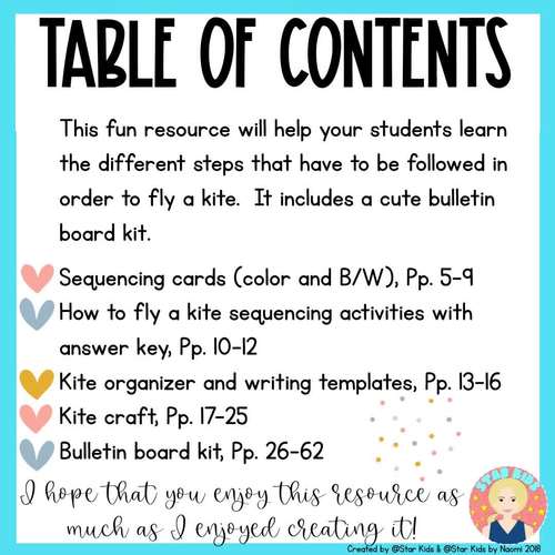 How to Fly a Kite Activities and Bulletin Board Kit by Star Kids