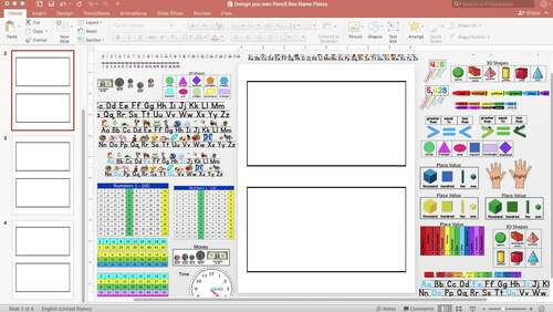 Pencil Box Name Tags Boho Colors Fully Customizable Editable | TPT